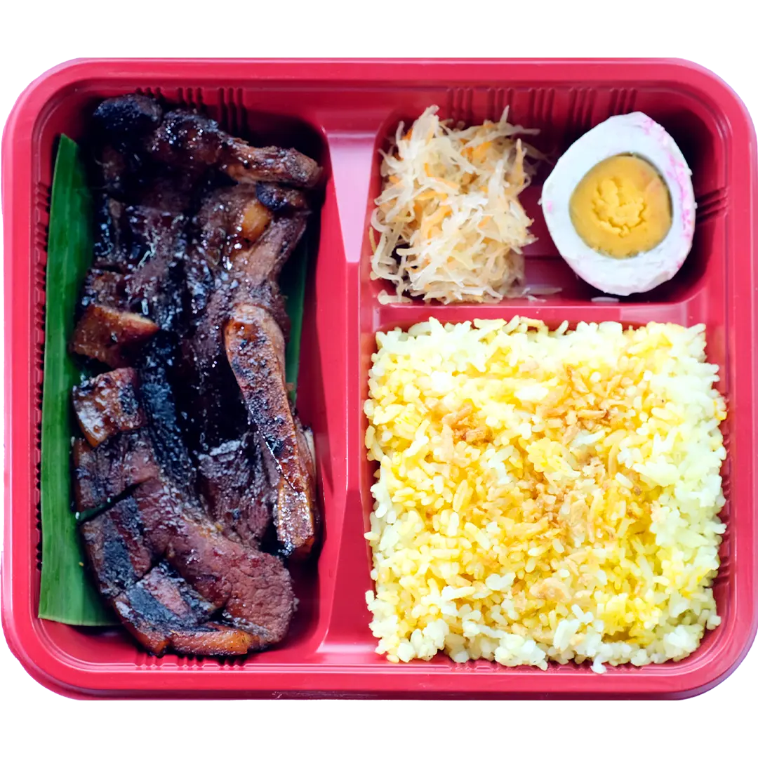 BBQ Liempo 1PC with Rice — Chickey's Inasal
