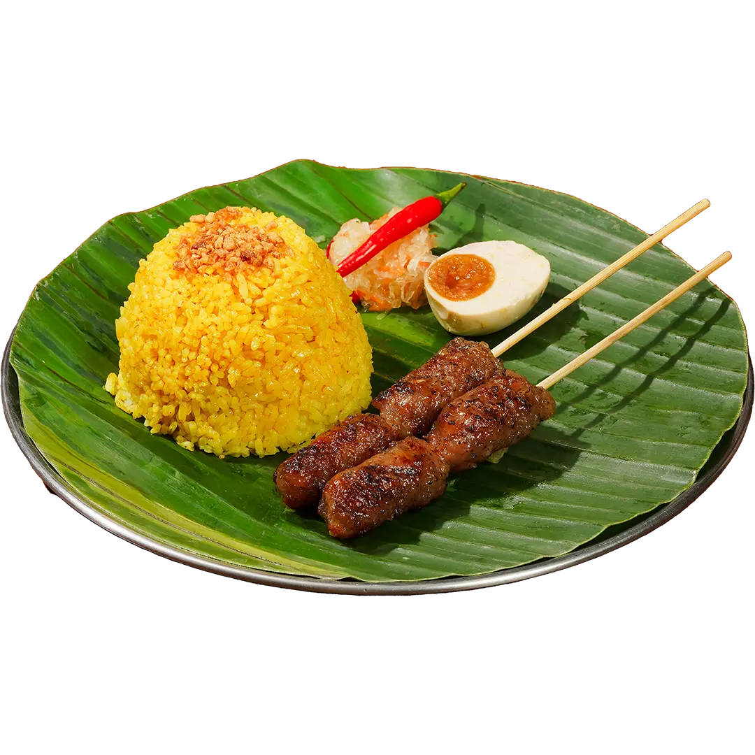 Pork BBQ on Stick with Rice — Chickey's Inasal
